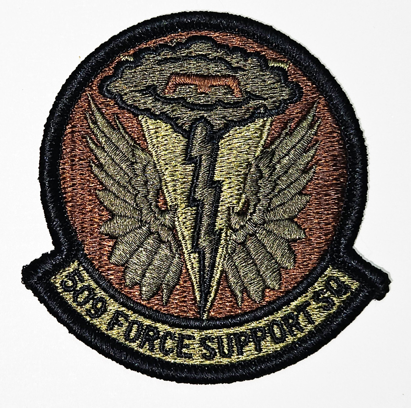 Air Force 509th Forces Support Squadron Subdued Hook Back Patch | eBay