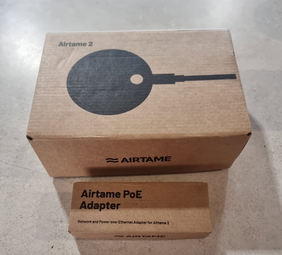 Airtame DG2 Wireless Presentation and Screen Sharing plus POE adapter ...