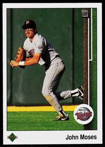 1989 Upper Deck John Moses Minnesota Twins #242 | eBay