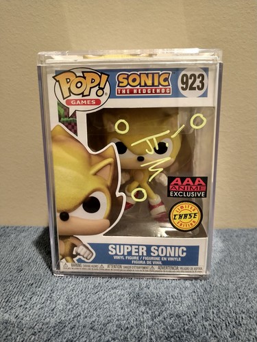 Funko Pop! Super Sonic #923 Josh Trujillo (SWAU Authenticated Autograph ...