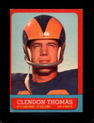 1963 TOPPS #131 CLENDON THOMAS VGEX (RC) SP STEELERS *X56906 | eBay