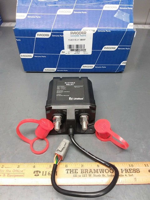 New Genuine Paccar 1000390653BSM Power Relay, 12V 300AMP. Littlefuse ...