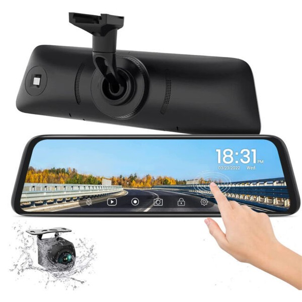 Auto-VOX T9 9.35" Rear View Mirror Backup Camera for sale online | eBay