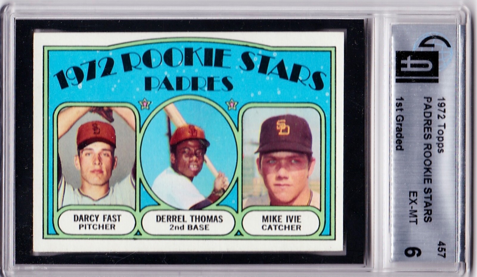 1972 Topps - 1972 Rookie Stars Derrel Thomas, Mike Ivie, Darcy Fast ...