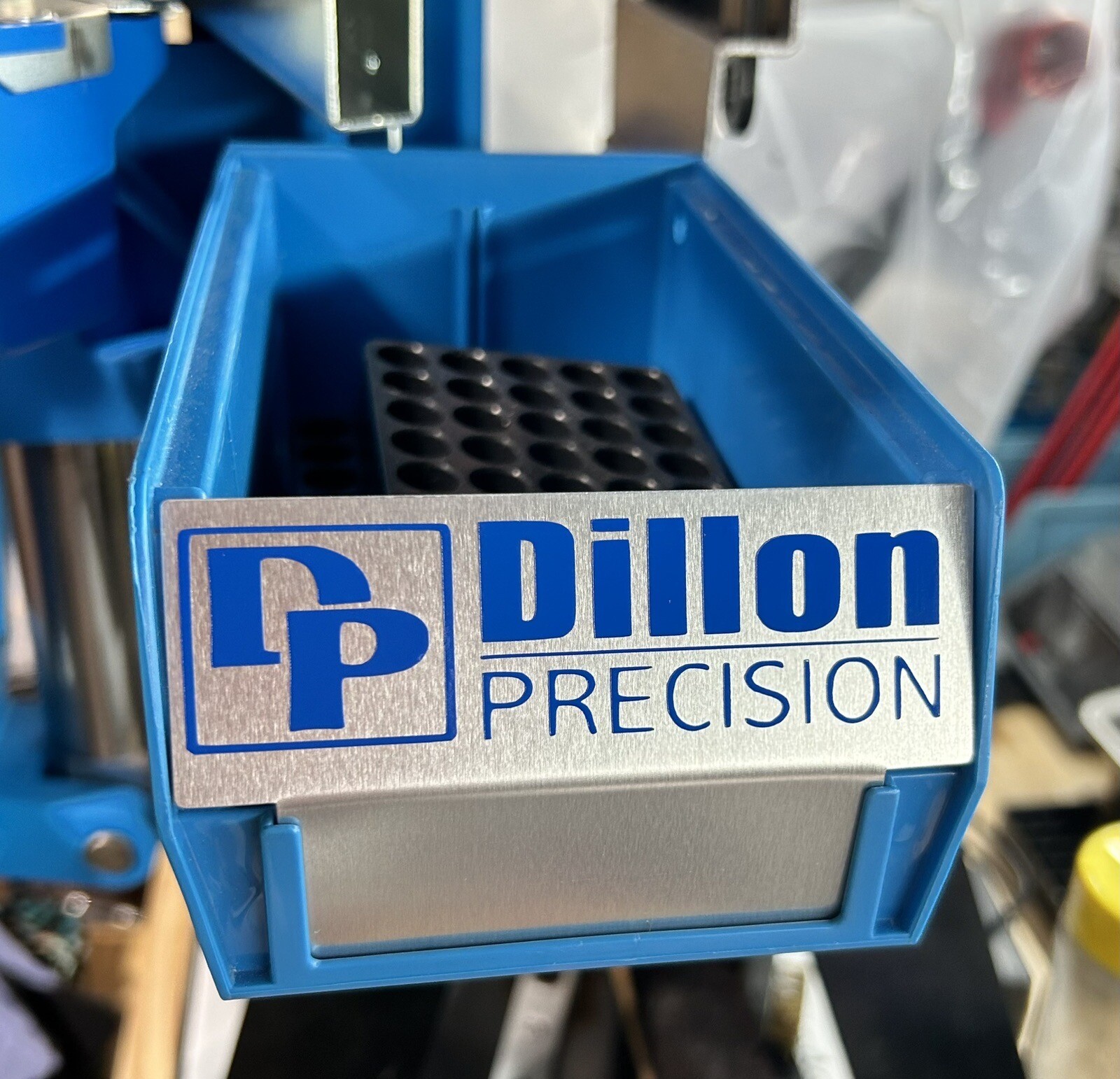 Bin Dam (2 Pack) Bin Stopper Bin Gate Dillon Finished Bullet Bin (Blue ...