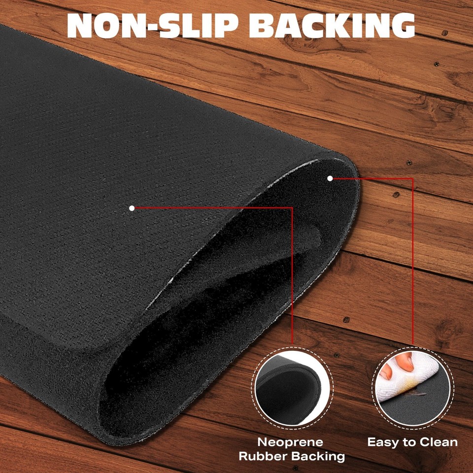 LIVABIT 12" x 36" Gunsmith Cleaning Tool Work Bench Gun Mat Black 4mm ...