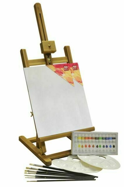 Bizili Acrylic Painting Box and Easel Set - 24 Pieces for sale online ...