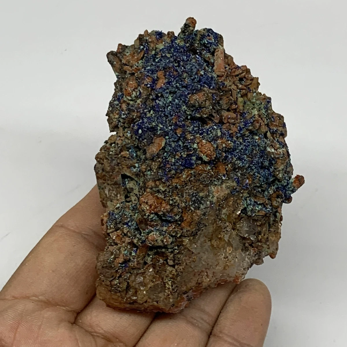 Azurite With Red In It