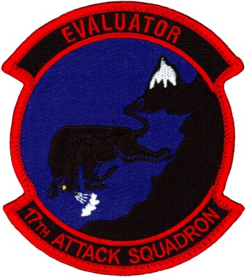 USAF 17th ATTACK SQUADRON PATCH - EVALUATOR | eBay
