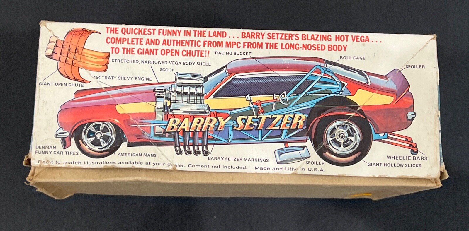 Vintage MPC 1:25 scale Barry Setzer funny car | eBay