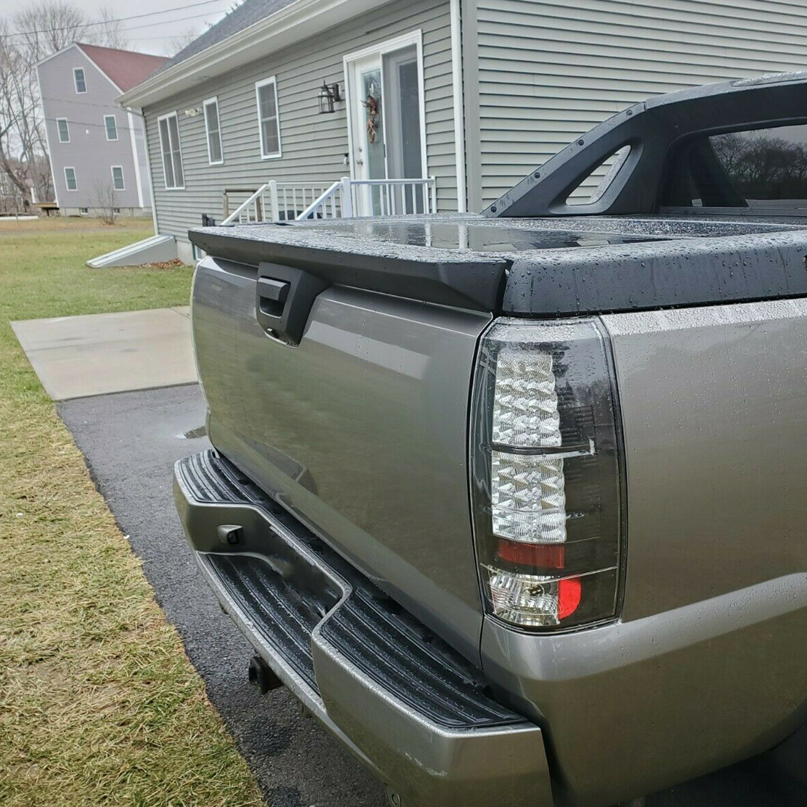 For 07-13 Avalanche Escalade Rear Tailgate Spoiler Molding Trim w ...