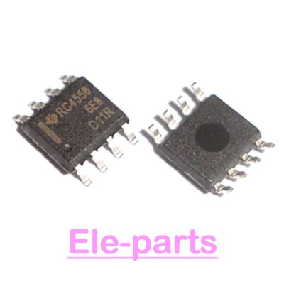 100 PCS RC4558DR SOP-8 RC4558 RC4558D SMD-8 Dual Operational Amplifier ...