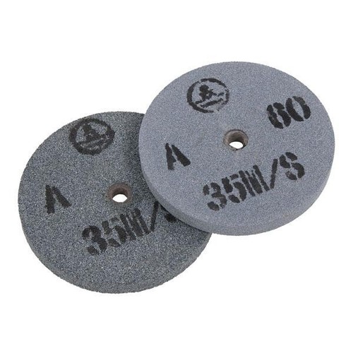 6" (150mm) Coarse & Fine Grinding Wheel Bench Grinder Stone 36 & 60 ...