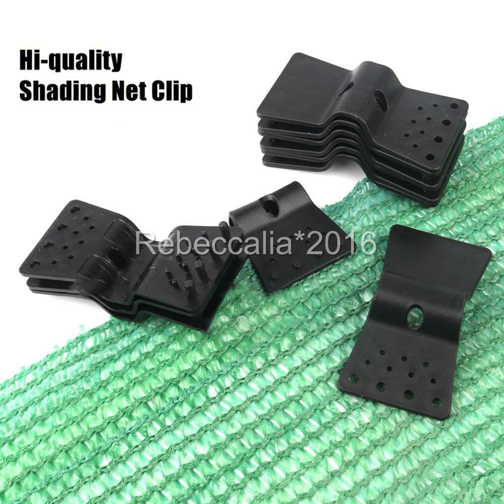 100x UV Fabric Clips Greenhouses Shade Fasten Hang Net Clips Expand ...