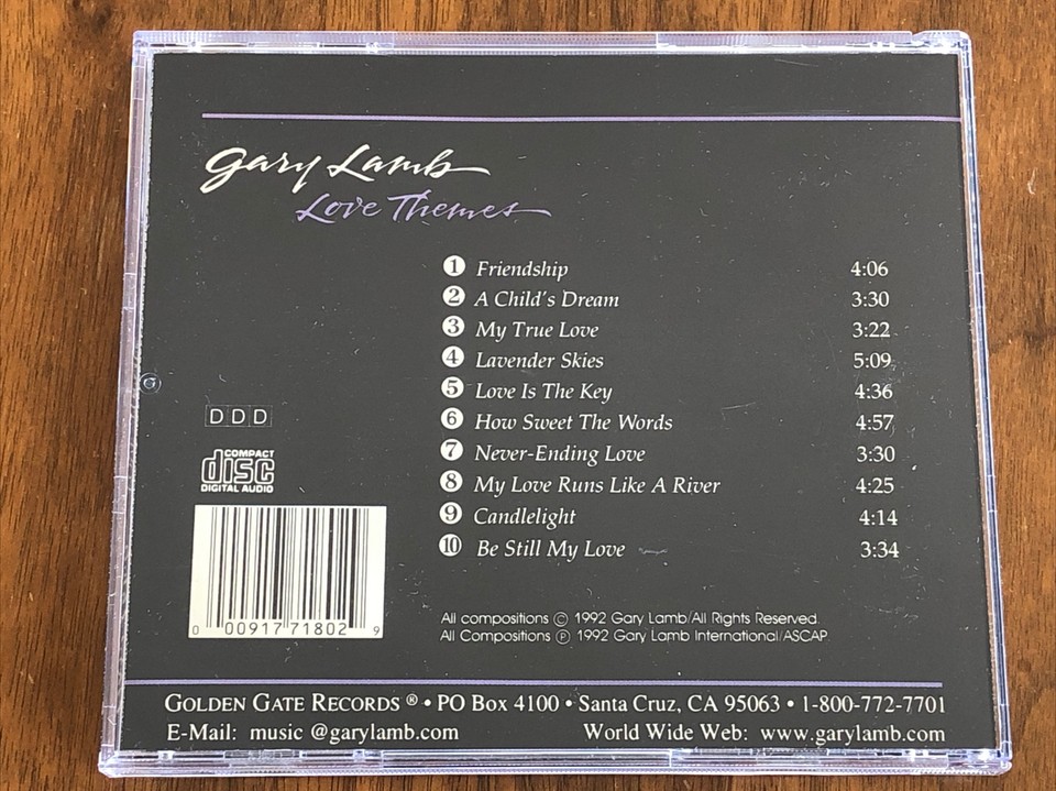 Love Themes by Gary Lamb (CD, 1992, Golden Gate Records) | eBay