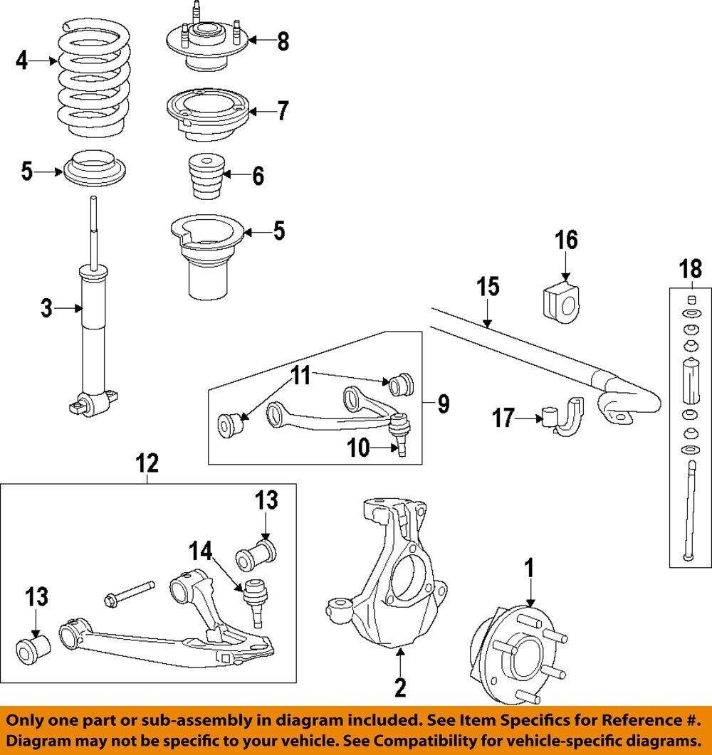 GM OEM Front Suspension-Spring Seat 15803177 | eBay