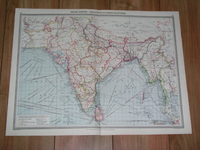 Pre-1900 - Map Of British India
