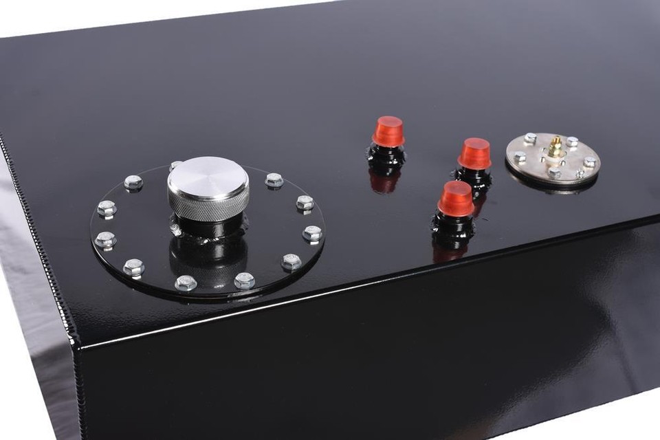 17 Gallon Aluminum Street Rod Fuel Cell Gas Tank with Cap & Level ...