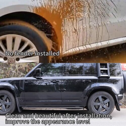 Fits for LR Defender 130 2020-2023 Mud flaps Mudguards Fenders Splash ...