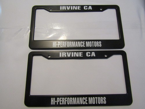 HI-PERFORMANCE MOTORS IRVINE CA CALIFORNIA DEALERSHIP LICENSE PLATE ...