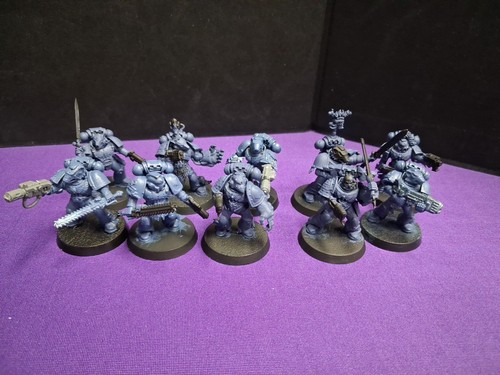 10x Warhammer 40k / Horus Heresy: Space Marines Space Wolves Marines ...