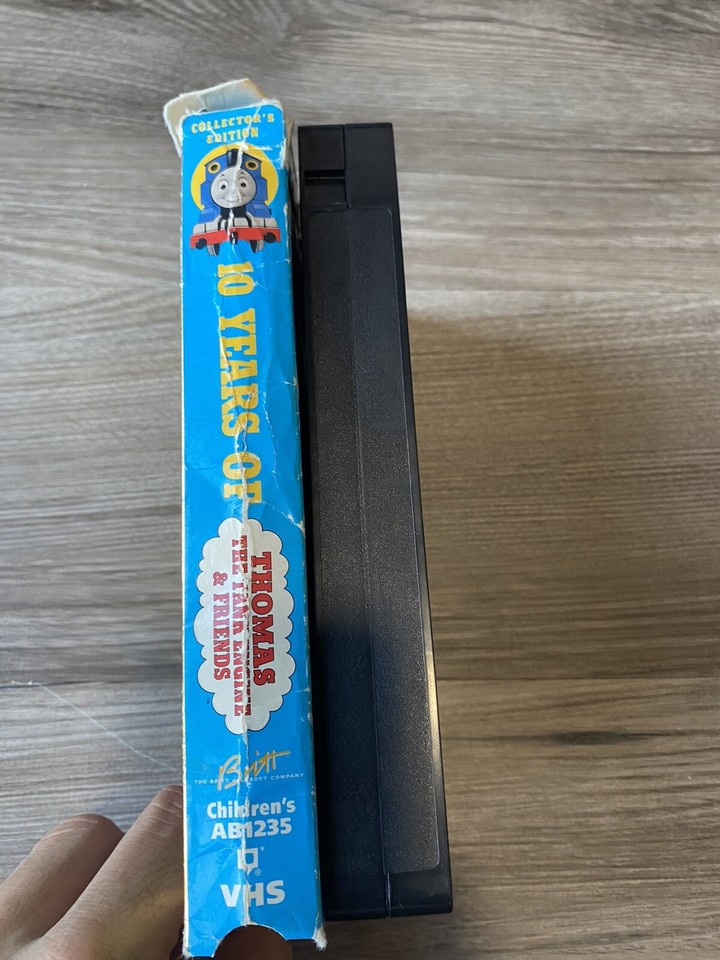 10 Years of Thomas the Tank Engine and Friends (1999) VHS Blue Tape ...