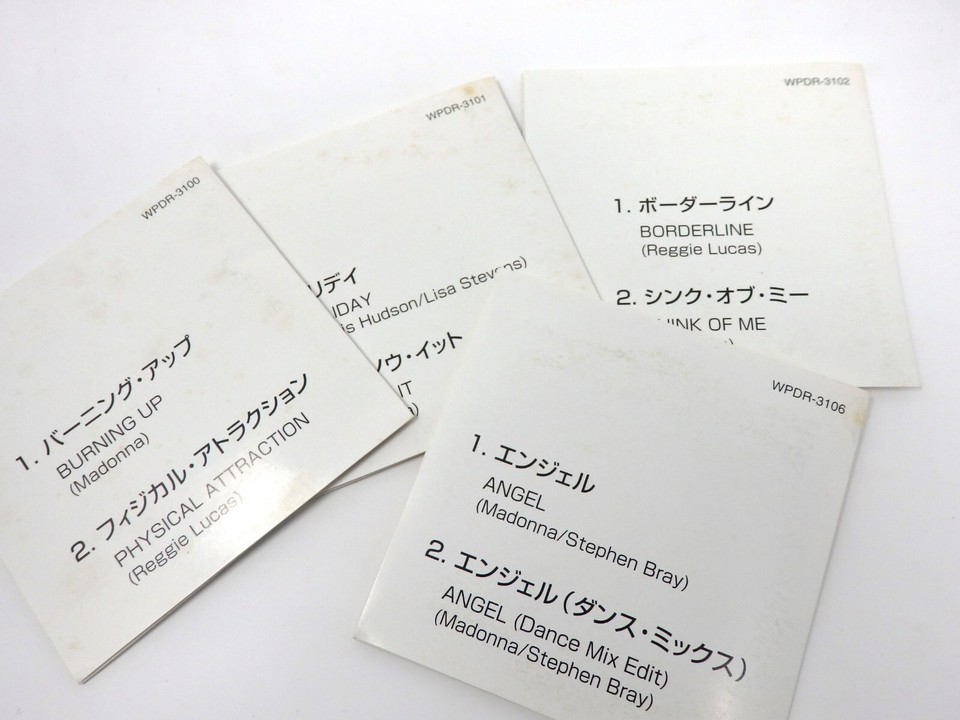 MADONNA CD SINGLE COLLECTION 40 CDs Limited Edition WPDR-3100-3139 Only ...