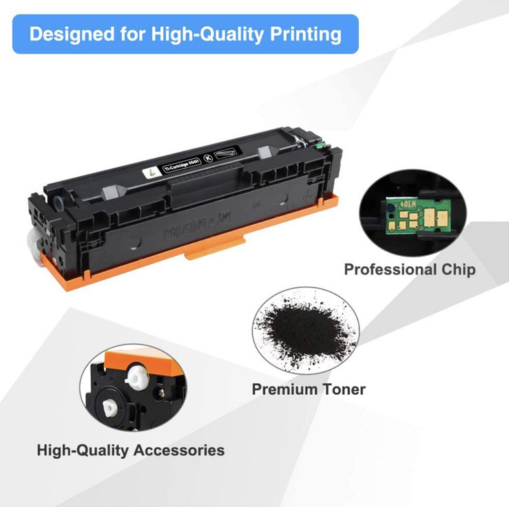 TRUE IMAGE Compatible Toner Cartridge Replacement for Canon 054 054H BK ...