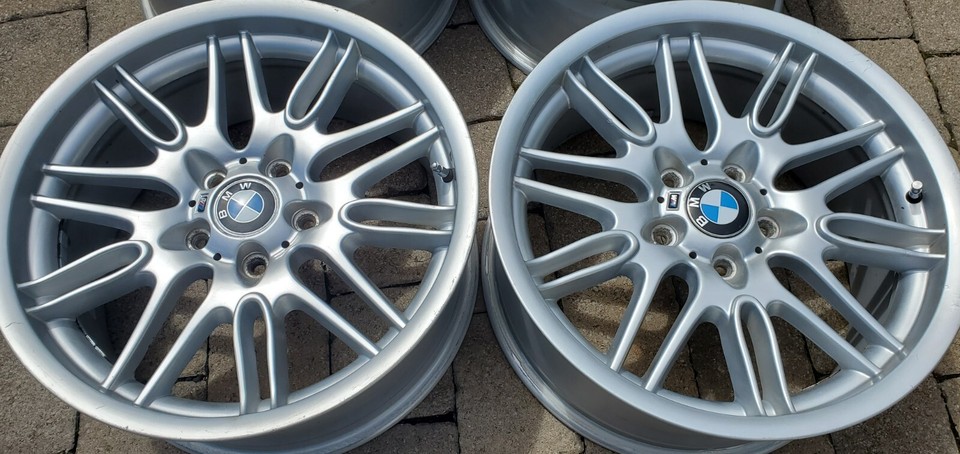 4 BMW E39 M5 18x8 Style 65 M 5x120 Double Spoke Replica Wheel Rims ...