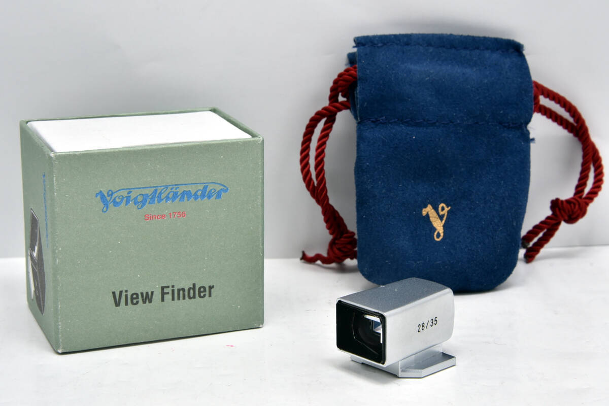 Beautiful Voigtlander Mini Viewfinder M 28/35Mm Silver With Original ...