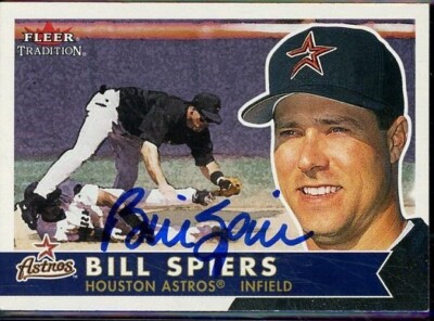 2001 Fleer Tradition Bill Spiers #99 Auto | eBay