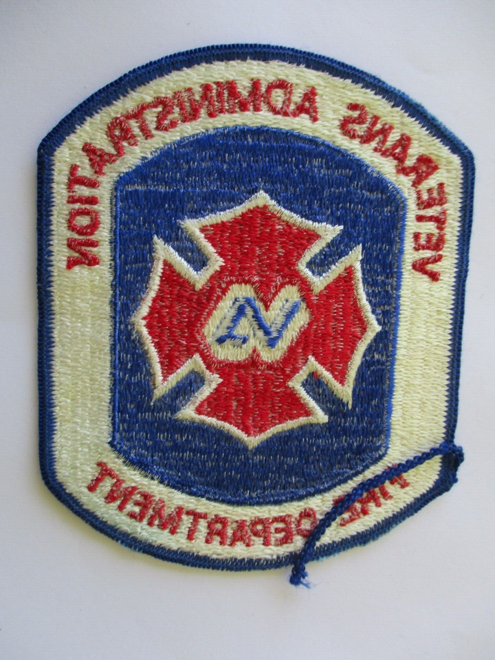 US Military Veteran's Administration Fire Department Patch VTG RARE OLD ...