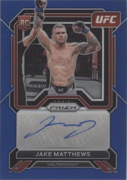 2023 Panini Prizm UFC - Superstar Autographs Blue Prizm #SA-JMT Jake ...