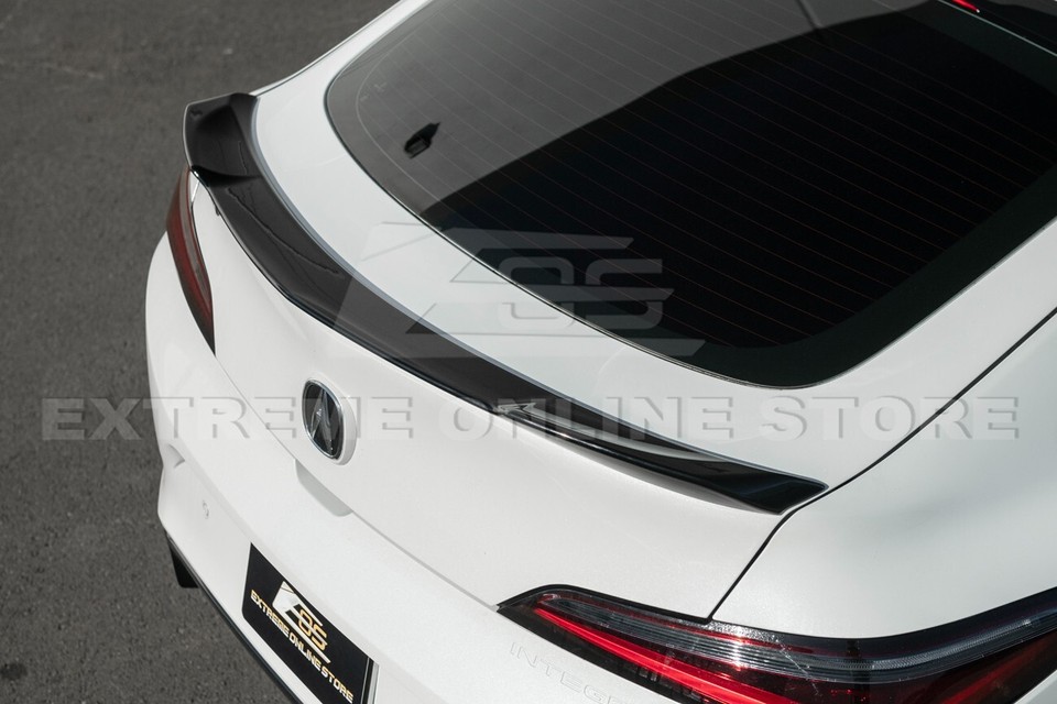 For 23-Up Acura Integra | JDM Glossy Black Extended Rear Trunk Wing ...