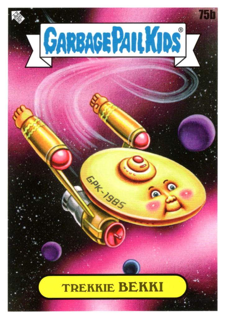 2023 GARBAGE PAIL KIDS GPK INTERGOOLACTIC MAYHEM BASE TREKKIE BEKKI 75b ...