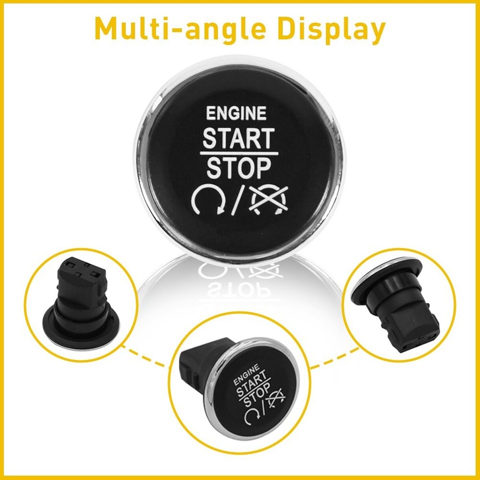 Push to Engine Stop Start Button Switch For 2009-16 Grand Jeep Cherokee ...