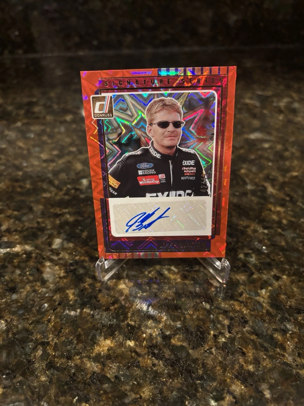 Jeff Burton 2025 Donruss NASCAR #SS-JBT Signatures Series - Gold ...
