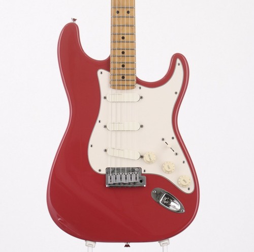 Fender Strat Plus Frost Red Maple Fingerboard 1989 [SN E907232] | eBay