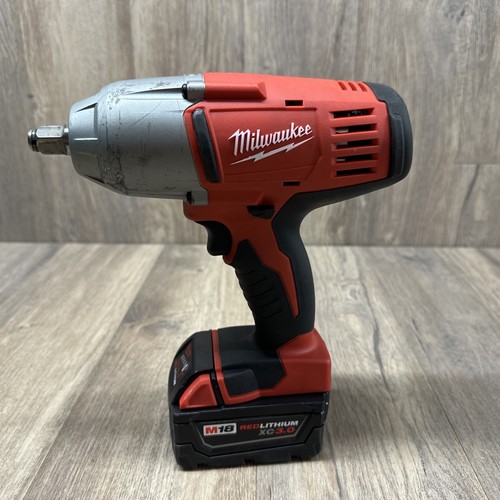 Milwaukee 2663-20 M18 1/2" High Torque Impact Wrench W/ XC3.0 Battery ...