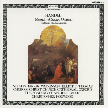 Handel: Messiah - A Sacred Oratorio [Highlights] (CD, Jul-1998, L ...