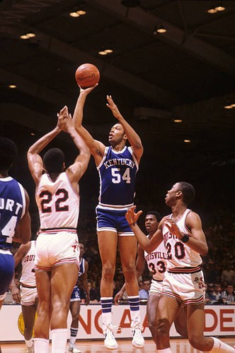 Playoffs Kentucky Mel Turpin In Action Basketball 1983 Old Photo 1 | eBay