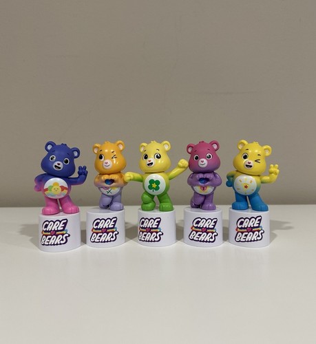 Care Bears Peel N’ Reveal Mystery Surprise Figures Bundle Lot of 5 READ ...