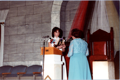 Vintage 1980s Found Photo - Order Of Eastern Star Formal Award Ceremony ...