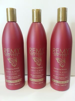 Remy New York Energizing Beauty Hand And Body Lotion - 3 16oz. Bottles ...