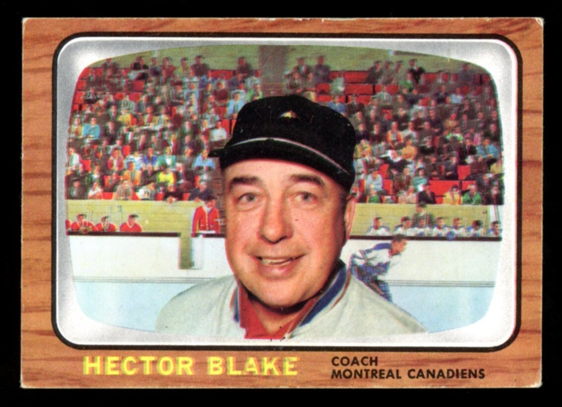 1966-67 TOPPS NHL HOCKEY #1 Hector Toe Blake Coach EX+ MONTREAL ...