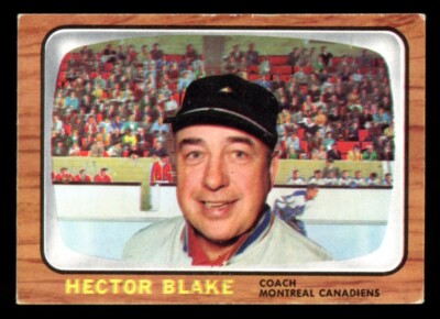 1966-67 TOPPS NHL HOCKEY #1 Hector Toe Blake Coach EX+ MONTREAL ...