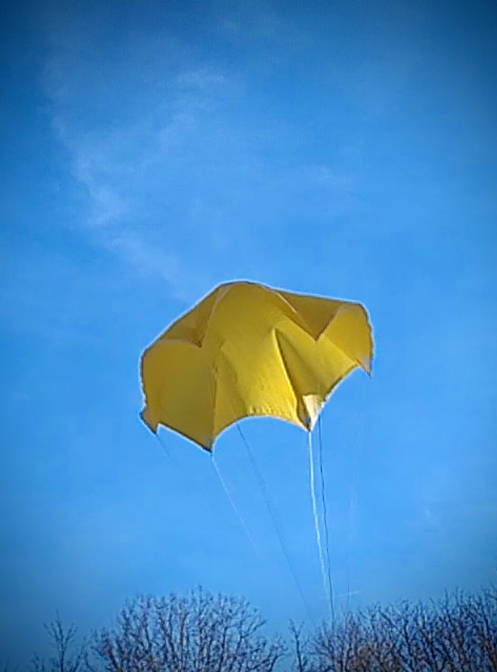 12" , 18" , 24" Hexagon Ripstop Nylon Rocket Parachutes - Happy Chutes ...