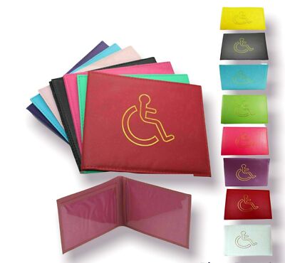 Disabled Blue Badge Holder Hologram Safe Parking Permit Display Cover ...