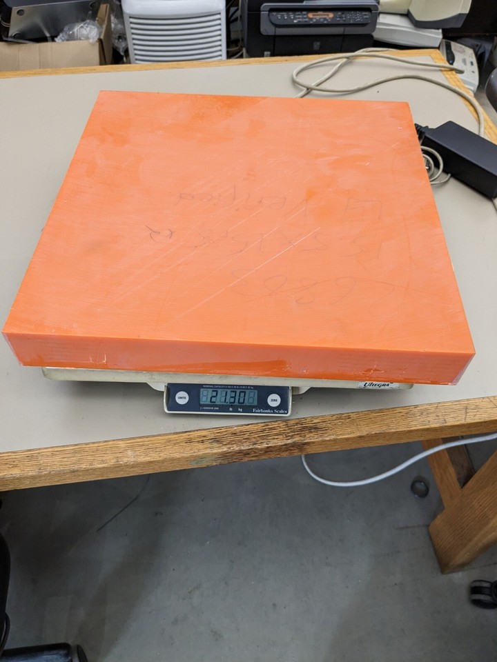 Renshape Style Prototyping Board Epoxy Tool Raku WB1258 15.5"x15.5"x2 ...