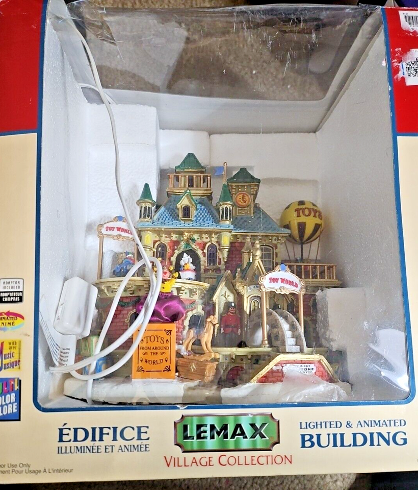 Lemax toy World store house village animated Building Toy Includes Cord ...